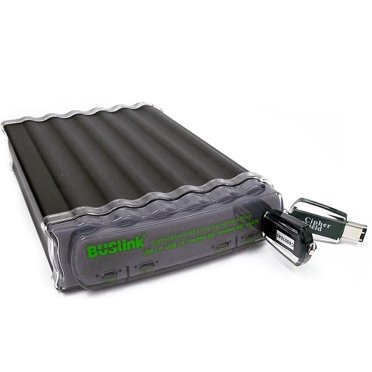 CipherShield Dual Key USB 3.0 AES 256-bit Encryption External Hard ...