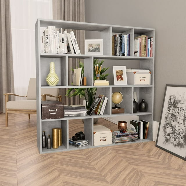 Veryke 12-Cube Reversible Bookcase Open Shelf, Modern Utility Storage ...