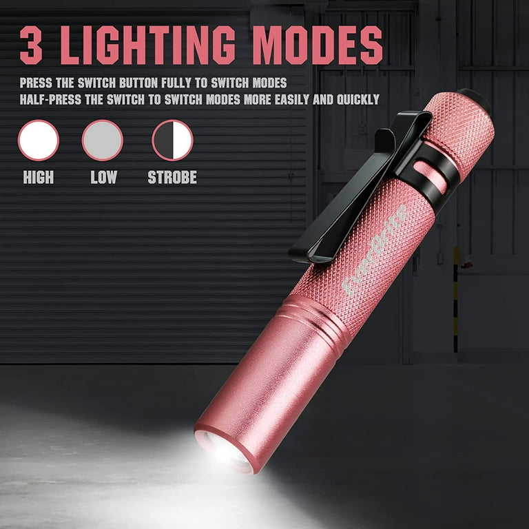 Revtronic 2 Pack Pen Flashlight Small Compact Pocket Pocket