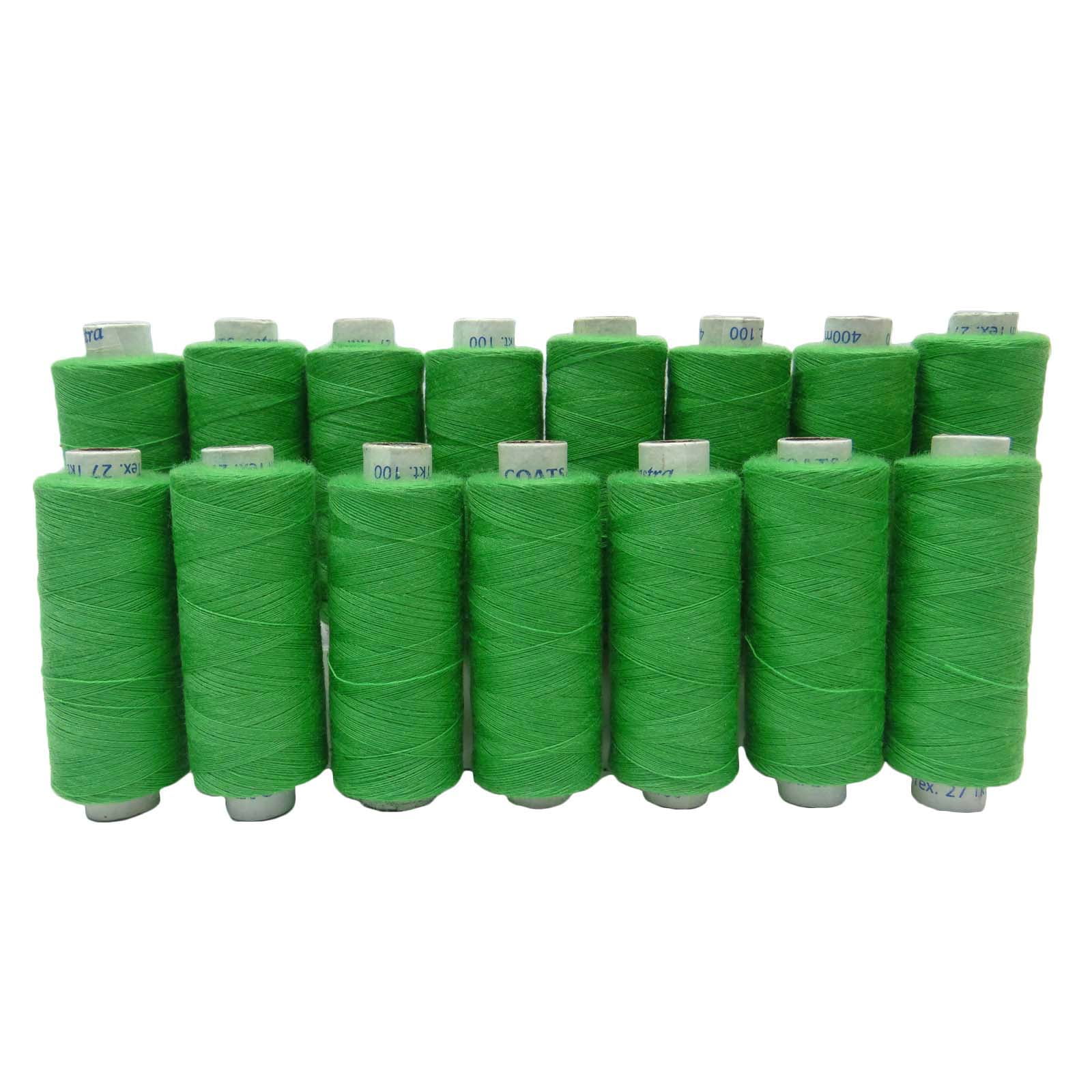 Polyester Brown Spool Hand 400 Mtr Machine Sewing Serger Overlocking ...