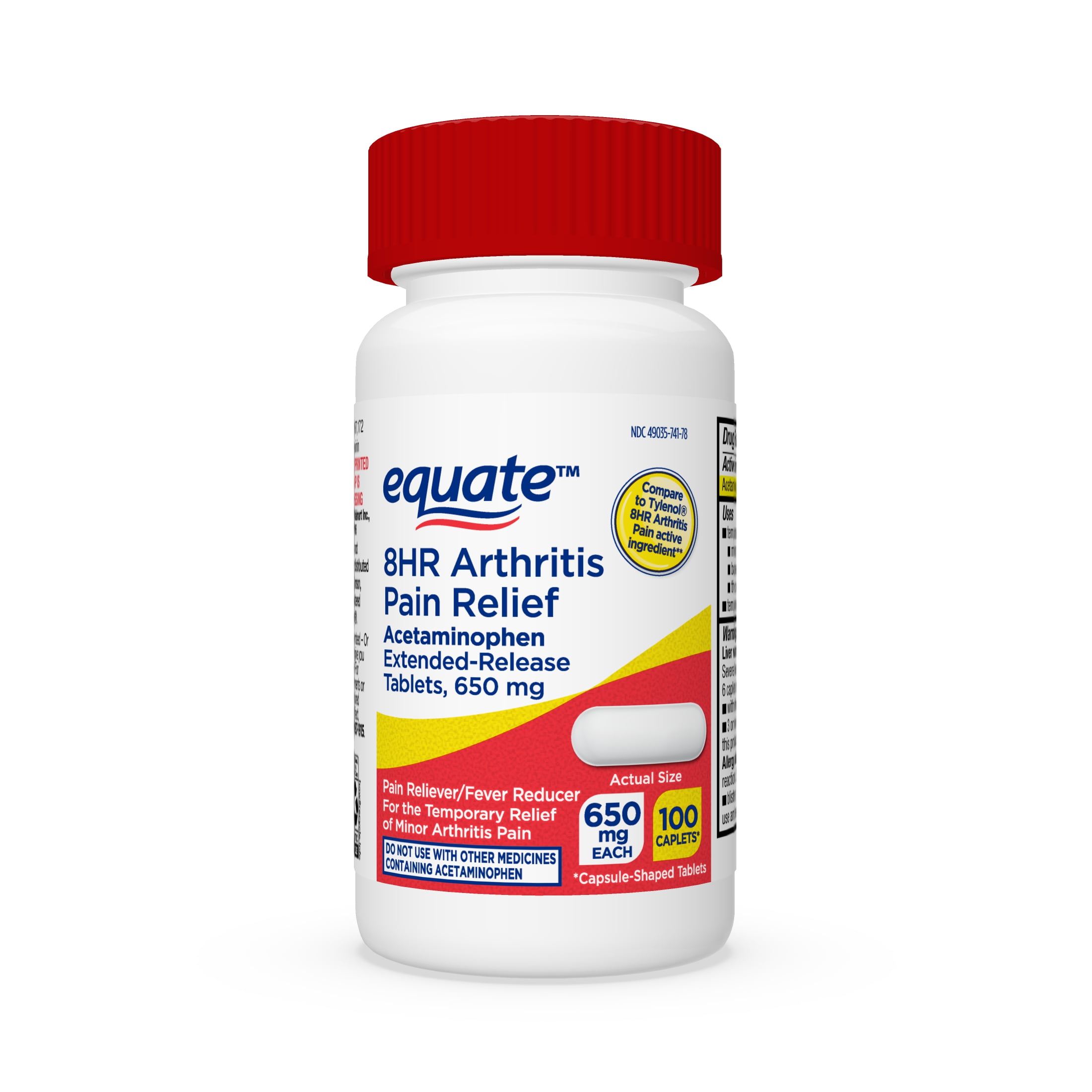 Equate Extra Strength Acetaminophen PM Caplets, 500 Mg, 100 Count ... Equate Extra Strength Acetaminophen PM Caplets, 500 Mg, 100 Count ...