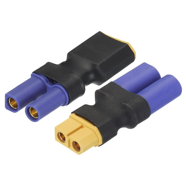 Adaptador de conector XT60 macho a EC5 hembra, XT60 hembra a EC5 macho para RC, convertidor de ...