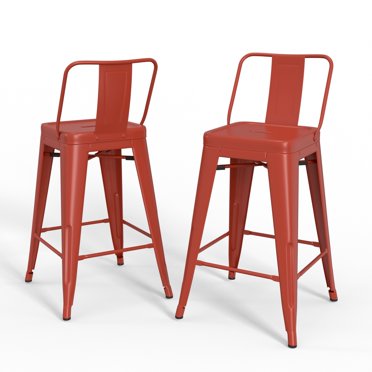 Miller Lite Chrome Ribbed Bar Stool - Minimalist Can - Walmart.com