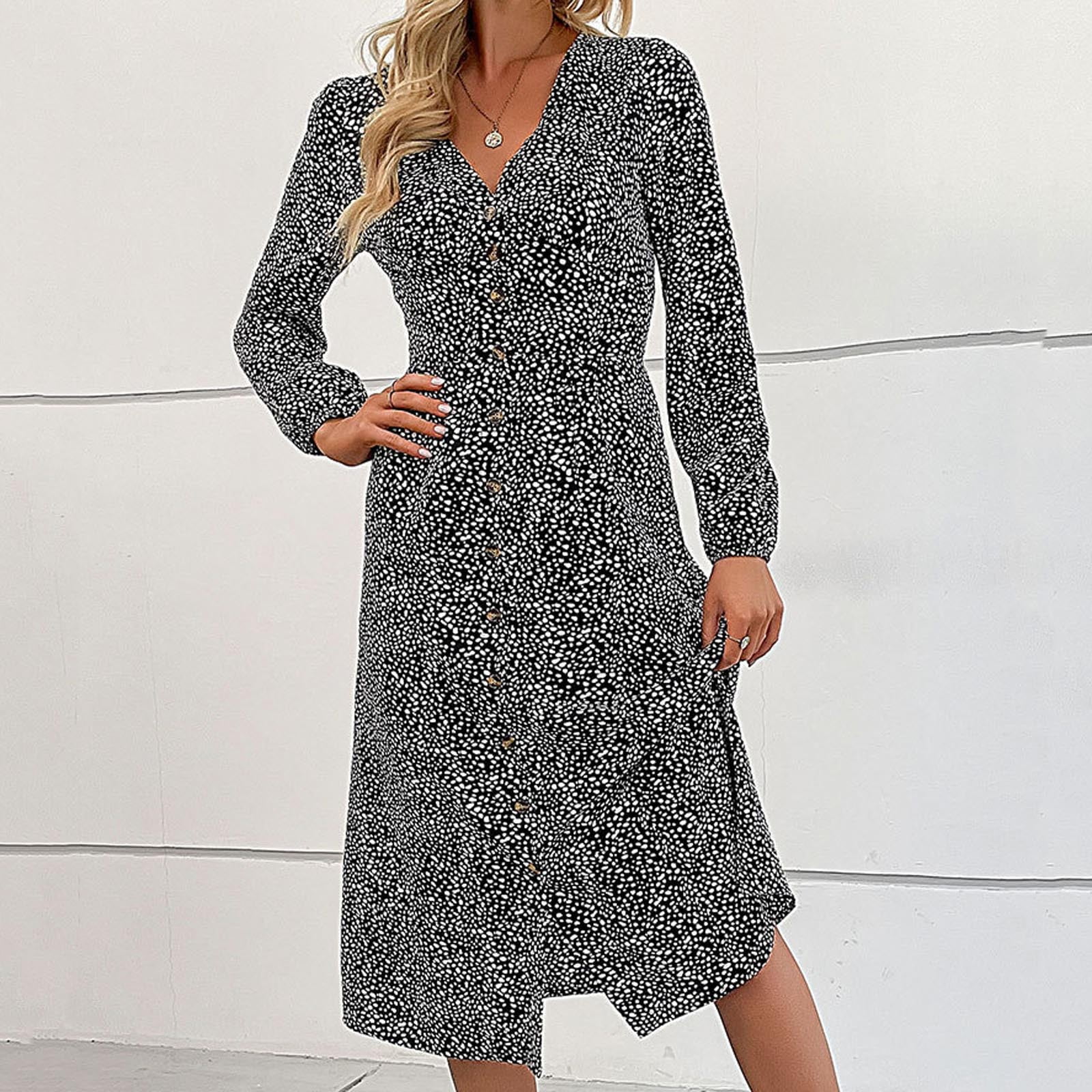 Click here for Sales! Cameland Womens Fashion Casual Print Long S... prices