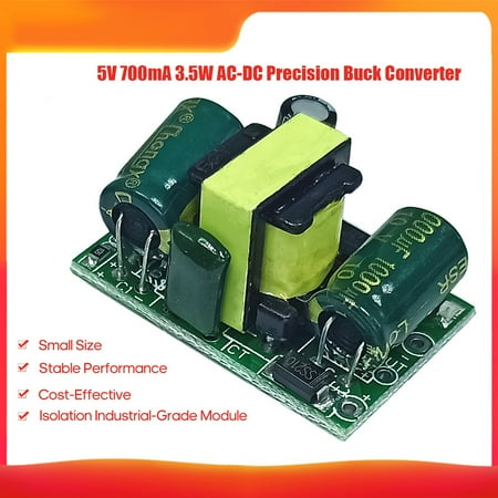 5V 700mA 3.5W AC-DC Buck Converter AC to 5V DC Step Down Transformer Power Supply Module ...