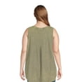 Terra And Sky Womens Plus Size Cotton Swing Tank Top 2 Pack Sizes 0x