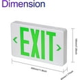XIULIN LED Exit Sign, Emergency Exit Signs Light with Battery Backup ...