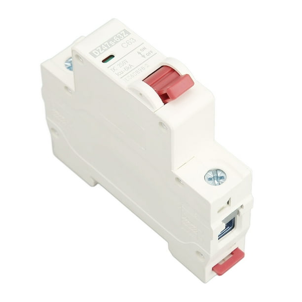 Miniature Circuit Breaker, 1P DC Circuit Isolator 6000A Breaking Capacity 250V DZ47s 63Z For PV ...