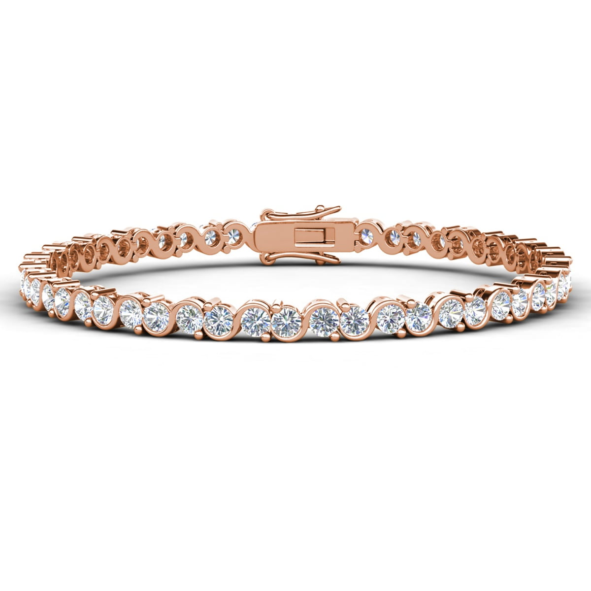 Click here for Cate & Chloe Ezra 18k Rose Gold Plated Infinity Te... prices
