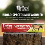 Jeffers Ivermectin Gel Dewormer, Apple Flavor, Broad Spectrum Parasite ...