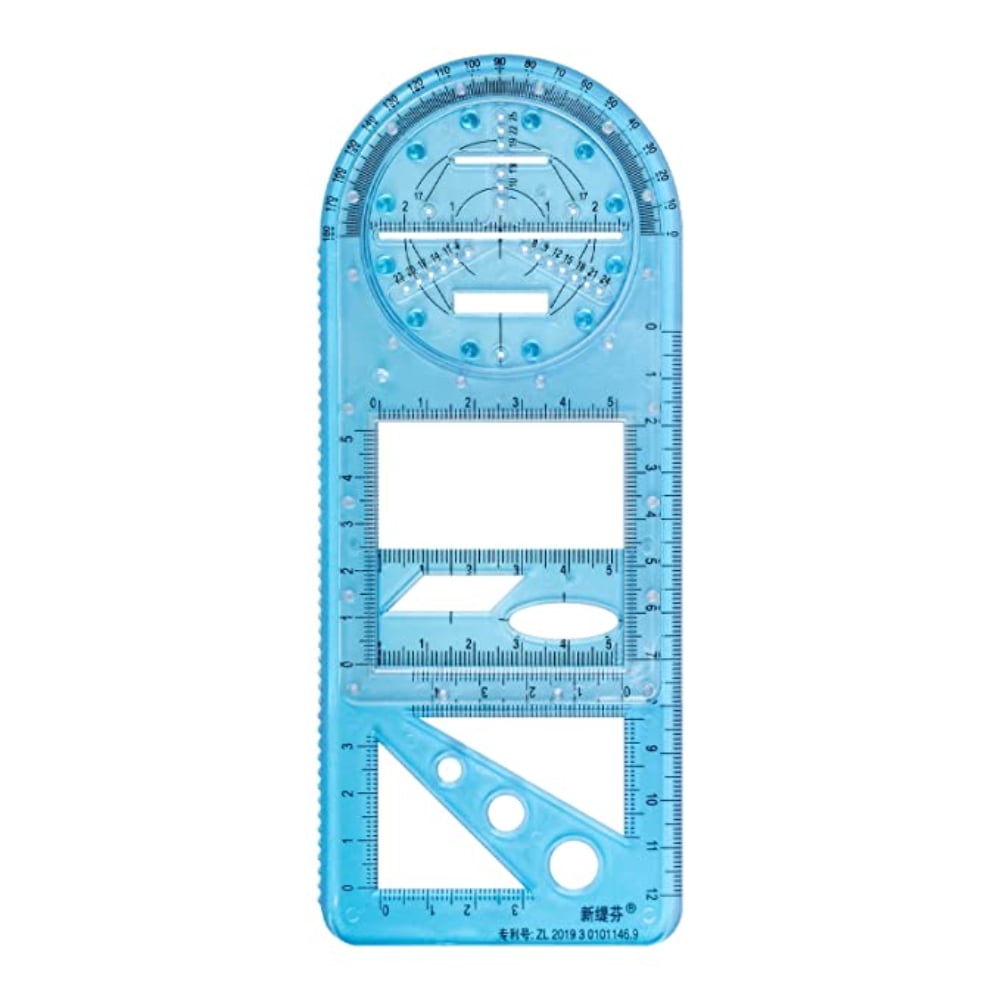 SUTENG 2024 New Multifunctional Geometric Ruler, Flexible Mathematics ...