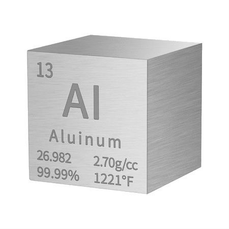 Aluminium Square Density Squares Pure Metal for Elements Collections ...