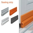 2M/Roll Sliding Weather Strips Tpe Flexible Cuttable Door Bottom ...