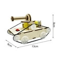 DIY Tank Easily Install Developmental Skills Wooden Car Model DIY Wood ...