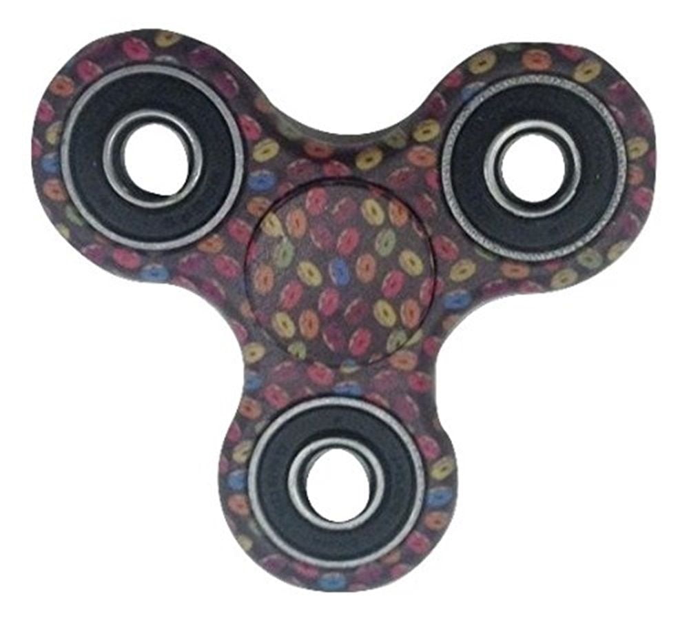 Fidget Spinner Toy Donuts Stress & Anxiety Reducer with Ball Bearing ...