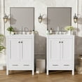 LHYY 48-Inch Bathroom Vanity with Integrated Undermount Sink,Storage ...