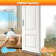 Weighted Door Draft Stopper 36inch, Heavy Duty Under Door Draft Blocker ...