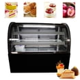 TECHTONGDA Refrigerated Cake Showcase Countertop Bakery Cabinet with ...