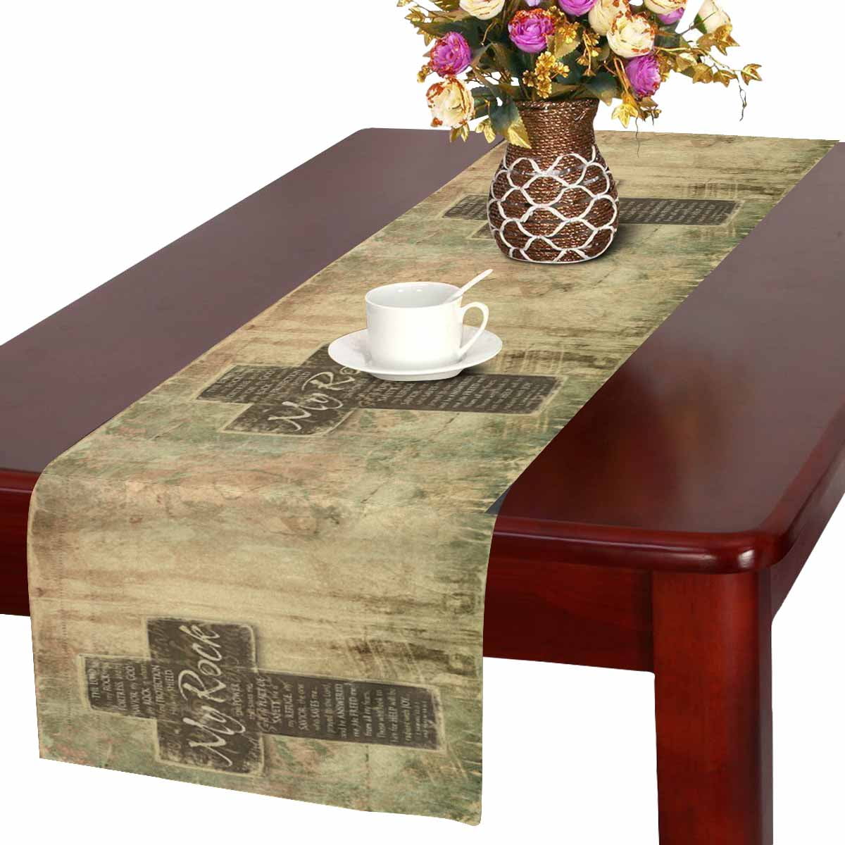 SUNENAT Christian Religious Bible Verse The Lord is My Rock Religious ...