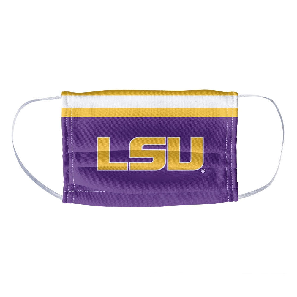 LSU Kids Classic Logo 1-Ply Reusable Face Mask Covering - Walmart.com