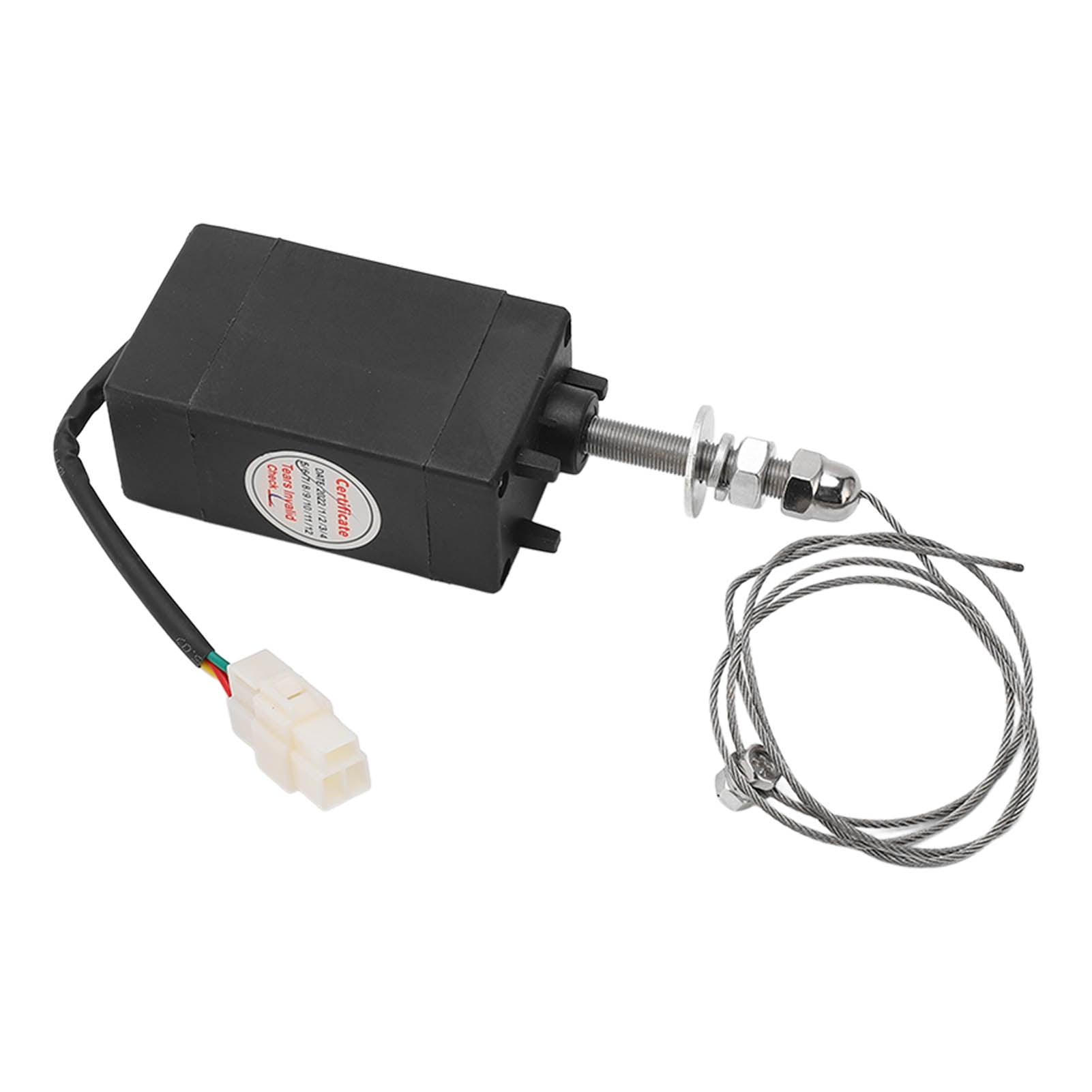 Válvula Solenoide de Parada de Motor Diésel Válvula Solenoide de Parada de Generador de Control ...