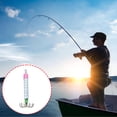 3. Simulation Shrimp Fishing Lures with Fish Eye Glow Baits Squid Hook ...