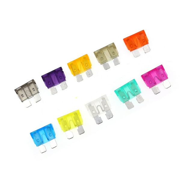 stanreset 50 Pieces/set Fuse Assortment 10 Values Overcurrent ...
