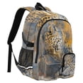 DIXRUYEE Toned Leopard Kin Backpack for School 14”Laptop Compatible ...