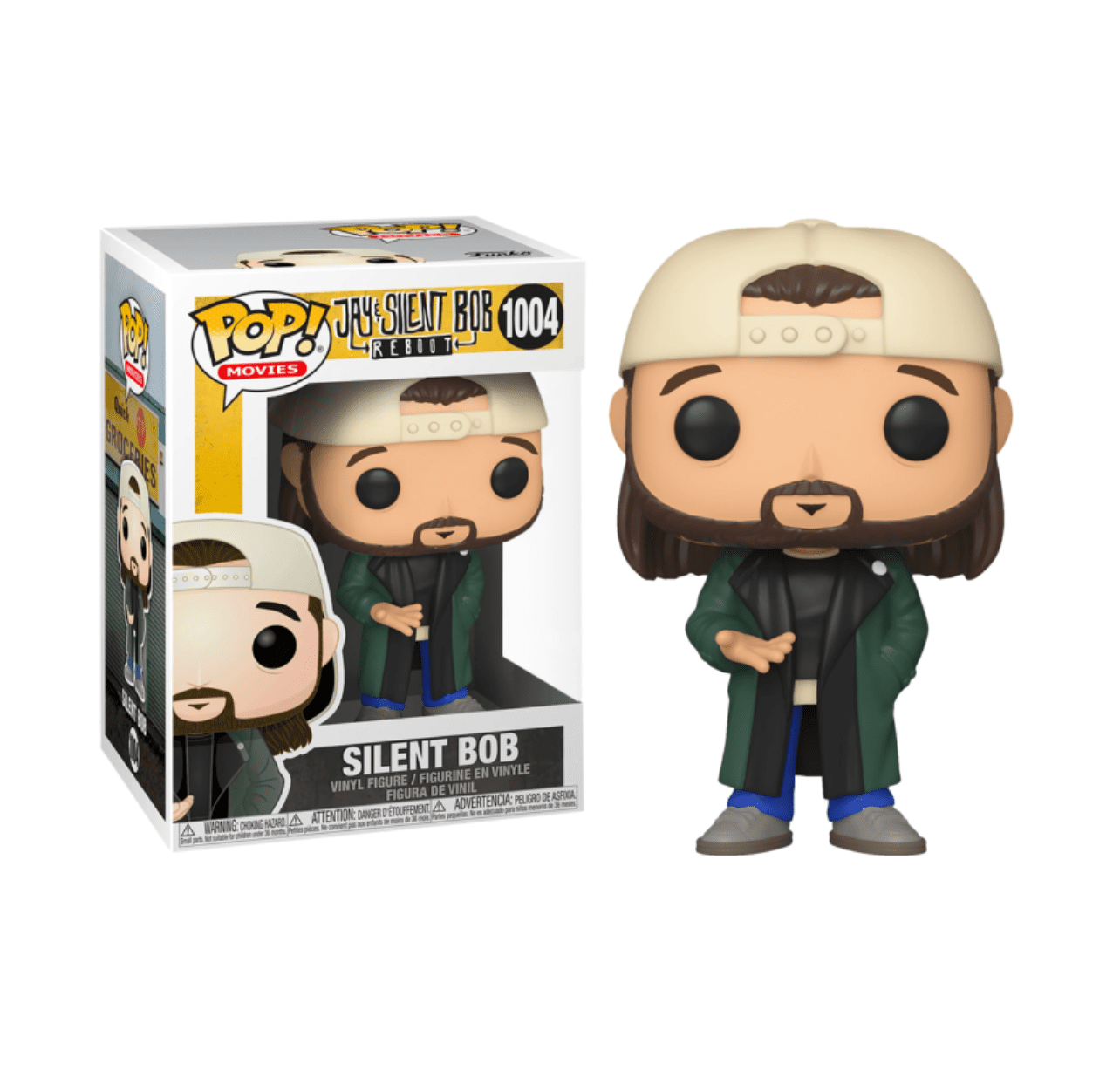 Funko POP! Movies Jay and Silent Bob Reboot Silent Bob #1004 Exclusive ...