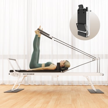 Syedee Wood Pilates Reformer Machine for Core Strengthening, Stretching ...