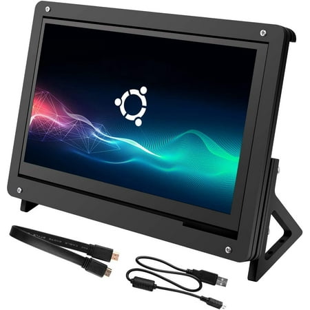 for Raspberry Pi Touch Screen, Kuman 7 Inch Capacitive Screen LCD HDMI Input 800x480 Display ...