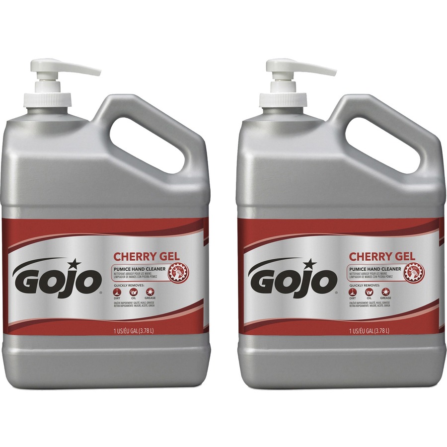 Gojo® Cherry Gel Pumice Hand Cleaner - Cherry Scent - 1 gal (3.8 L ...