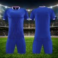 AHTJRT Kids Soccer Sets Color Block Short Sleeve T-Shirt and Shorts 2 ...