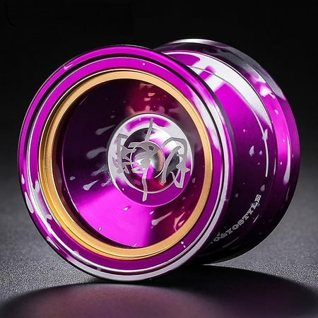 Purple yo-yo metal yo-yo YOYO ball aluminum alloy educational children ...