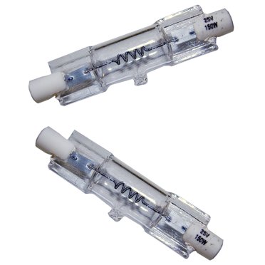 HQRP 2-Pack R7s Base Light Bulb 150W 25V Dental Halogen Lamp for Hikari ...