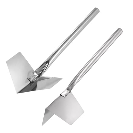 Uxcell Inside and Corner Trowels 3.5 Inch Stainless Steel Drywall ...