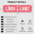 Decorative Tin Sign 16*4 Inches "Libra Lane?" Bedroom, Living Room ...
