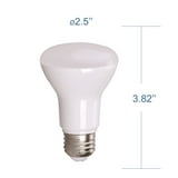 Great Value R20 LED Floodlight Bulb, 6.5 Watts (45W Replacement) Soft ...
