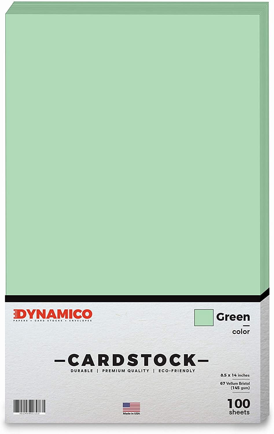 Green 8.5 x 14" Pastel Color Cardstock Paper - for Cards and Stationery ...