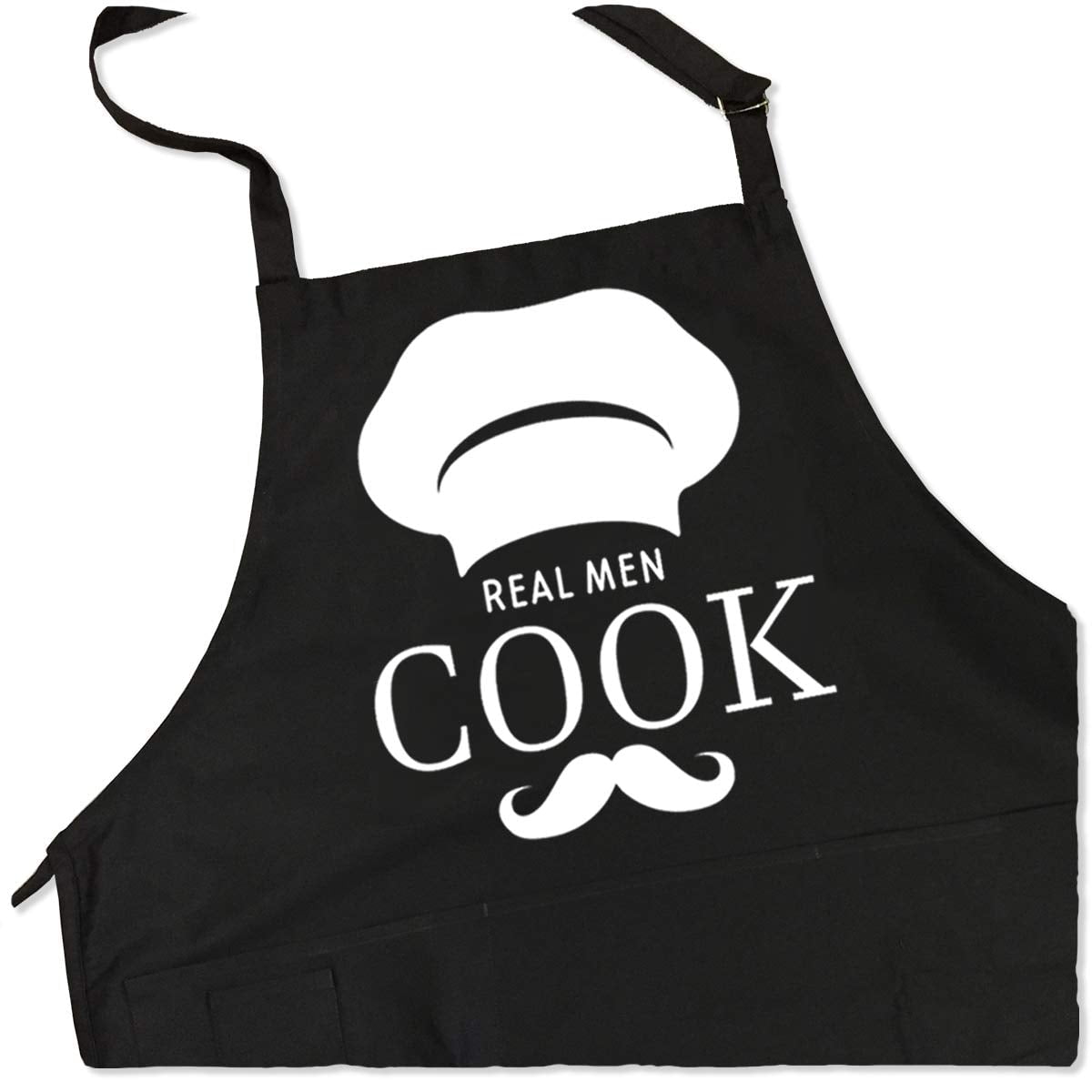 ApronMen, Funny Aprons For Men - Real Men Cook - 100% Cotton with ...