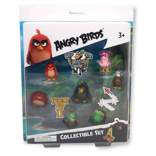 Angry Birds Movie 7-Piece Mini Figure Multi Pack: Set A - Walmart.com ...