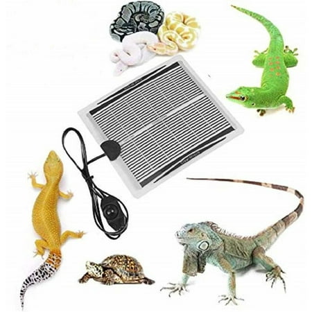 nipocaioReptile Heat Mats, 15W Reptile Heat Pad-Adjustable Temperature ...