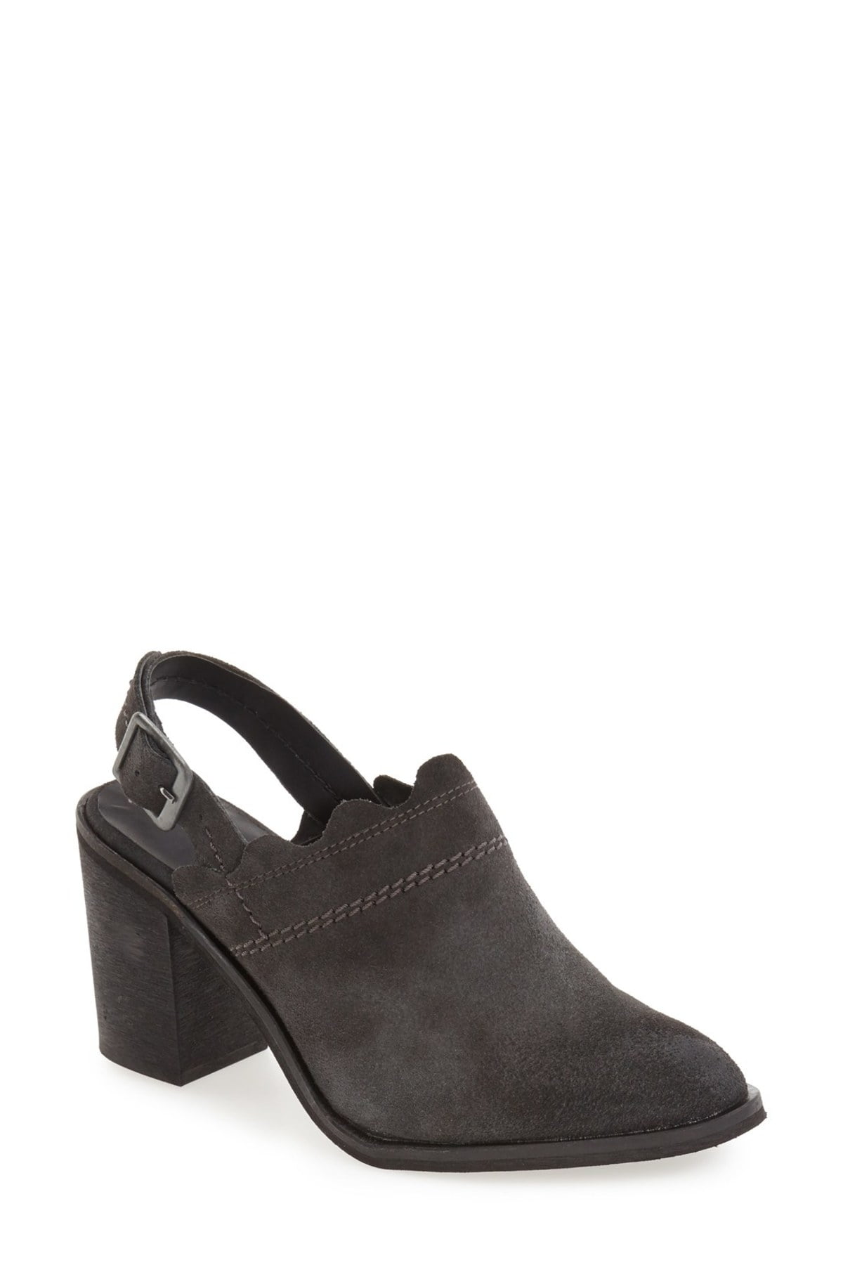 Klub Nico Bliss Suede Open-Heel Pointed Bootie Mule adjustable ...