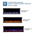 Touchstone Sideline Infinity 3 Sided Smart Electric Fireplace - 60 ...