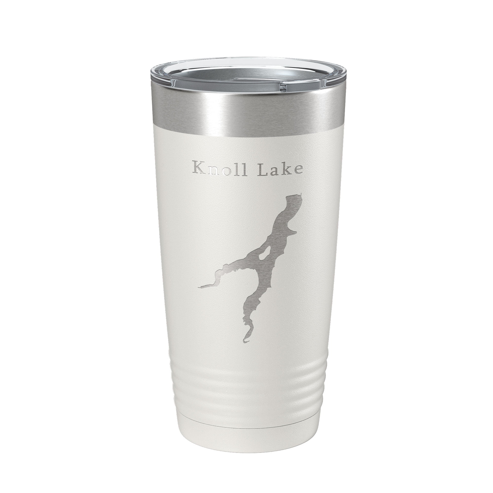 Knoll Lake Map Tumbler Travel Mug Insulated Laser Engraved Coffee Cup ...