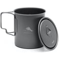 TOAKS 450ml Ultralight Titanium Cup with Lid - CUPLID450 - Outdoor ...