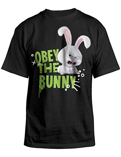 The Secret Life of Pets Movie Obey The Bunny White Rabbit Youth T-Shirt ...