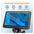 7‘’Digital scope 1500X Zoom 12MP HD Electronic Camera Magnifier for ...