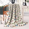 40x50 Inch Flannel Fleece Blanket for Men, Women & Kids, Soft ...