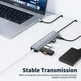 LINYAN-7-Port USB 3.0 Hub — Aluminum Alloy 7X USB-A Ports with ...